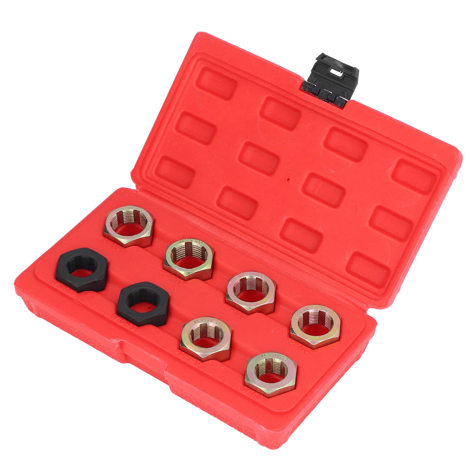 Amazon.com: Walfront 8pcs Axle Spindle Rethreading Tool Set M20,22,24 ...