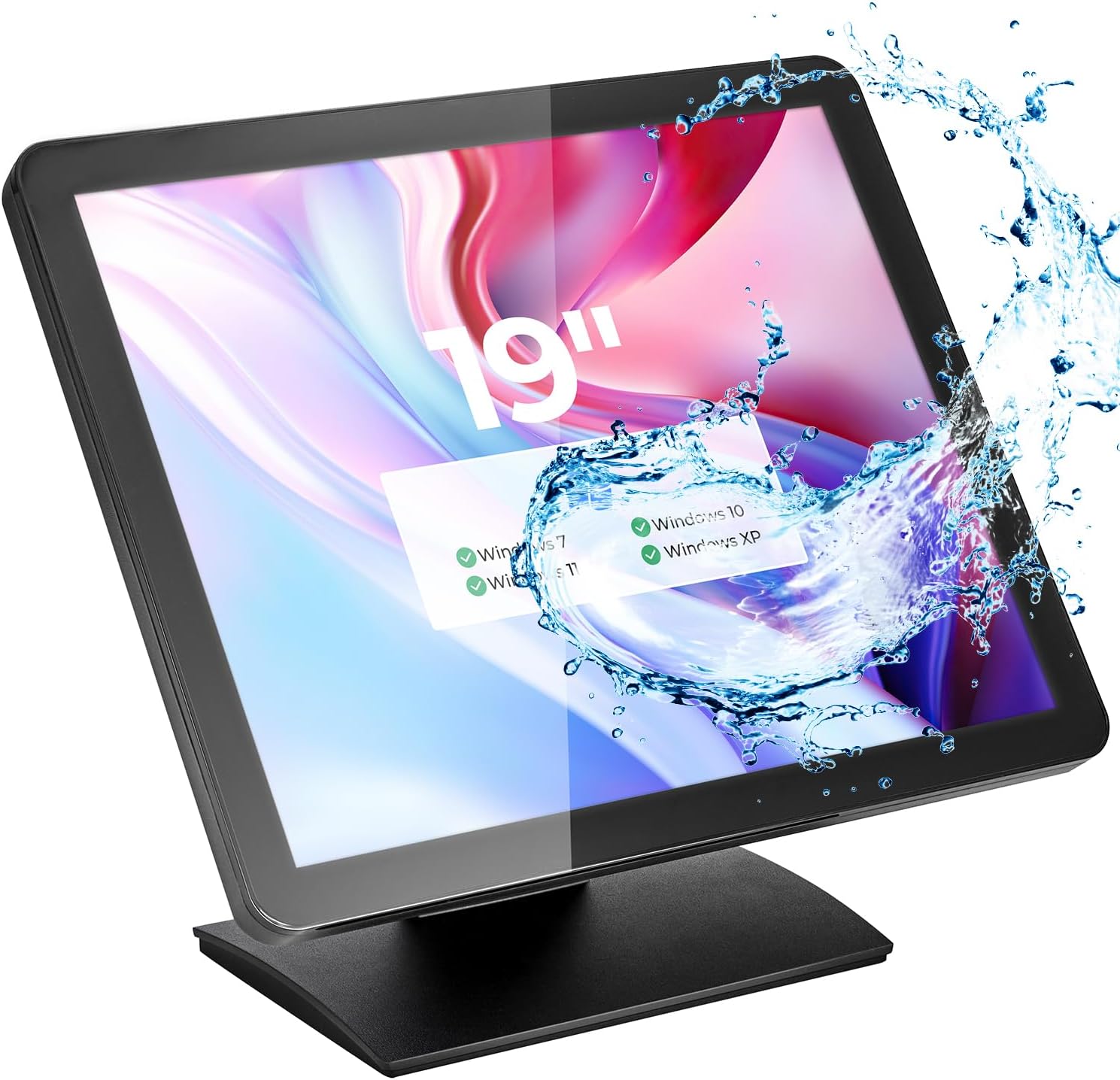 Amazon.com: MUNBYN 19-inch POS-Touchscreen-Monitor, LED Backlit Multi ...