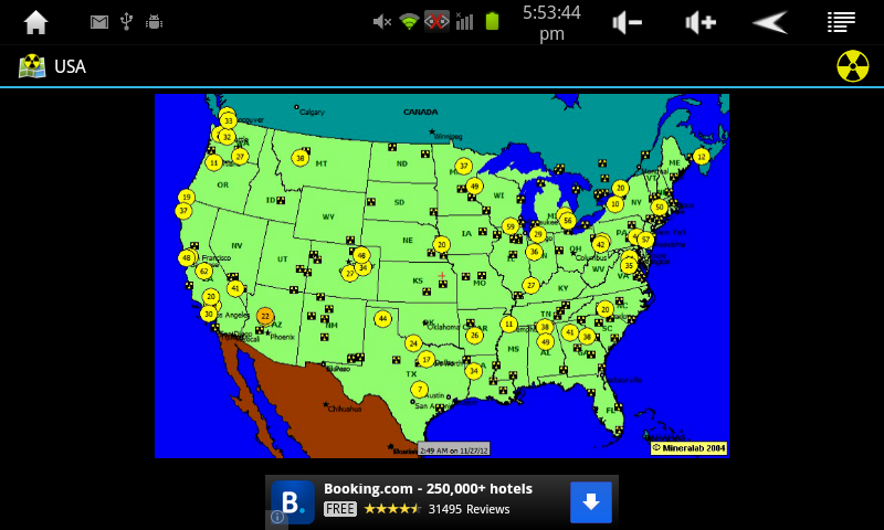 Global radiation map - App on Amazon Appstore