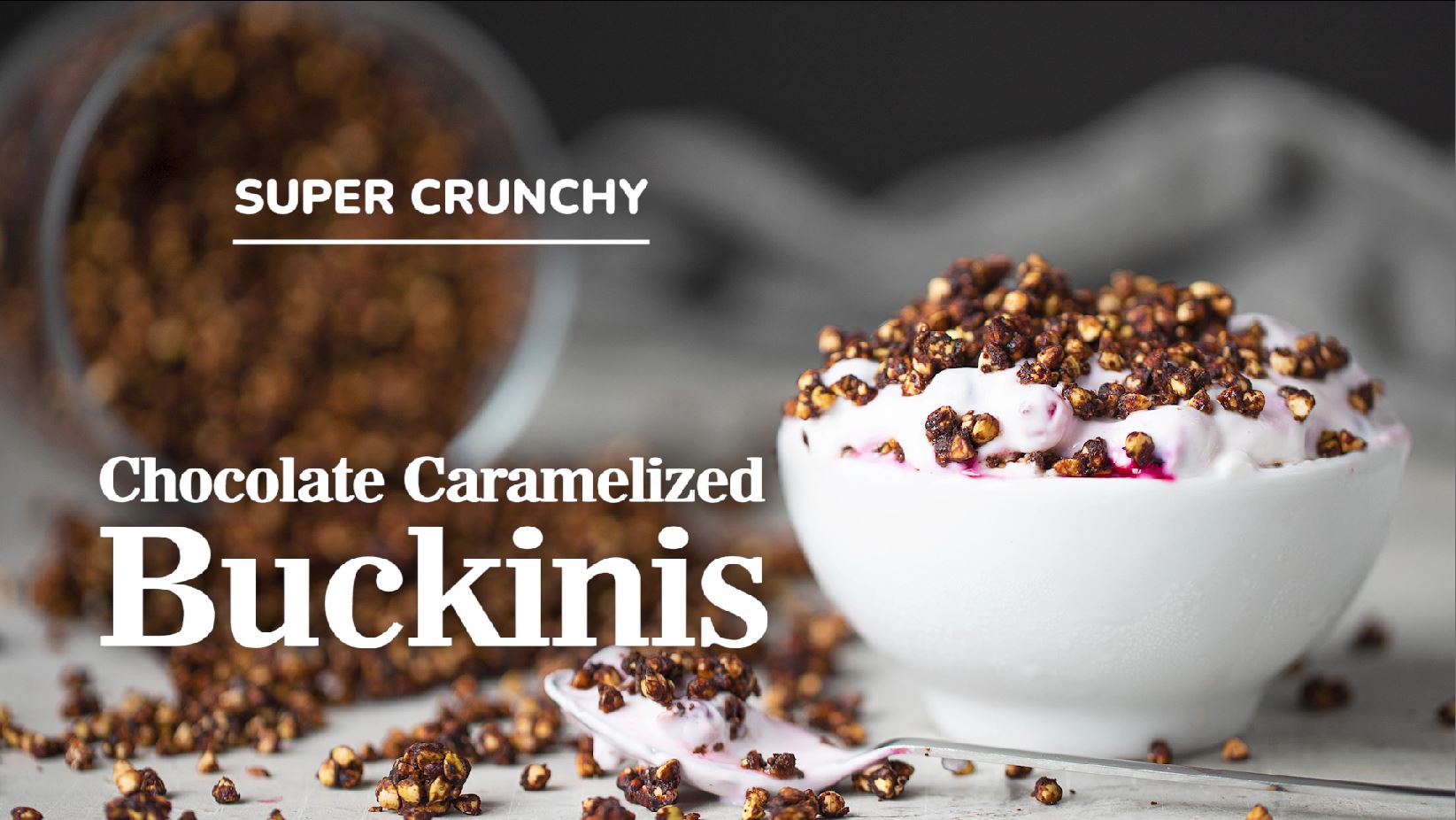 Watch Chocolate Caramelized Buckinis on Amazon Live
