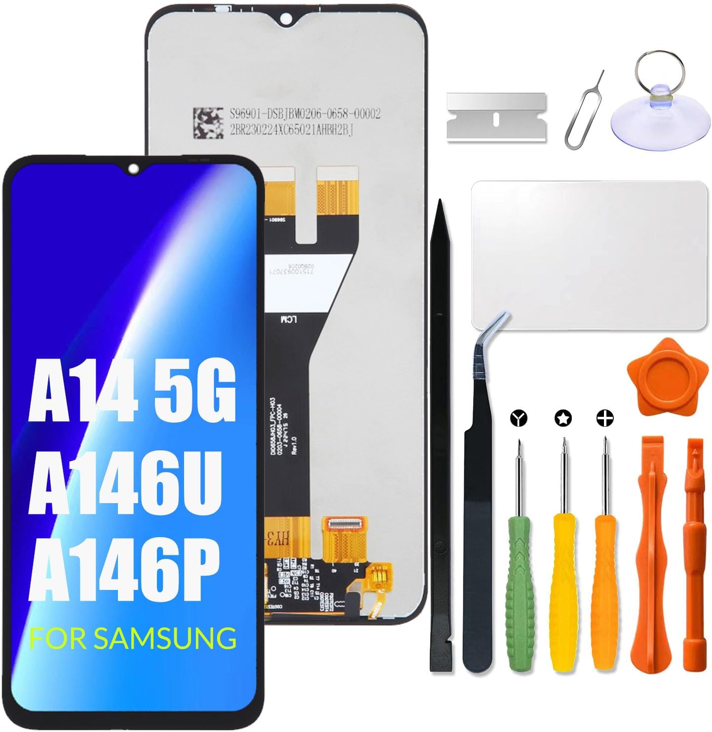 Amazon.com: for Samsung Galaxy A14 5G - Screen Replacement LCD Full ...