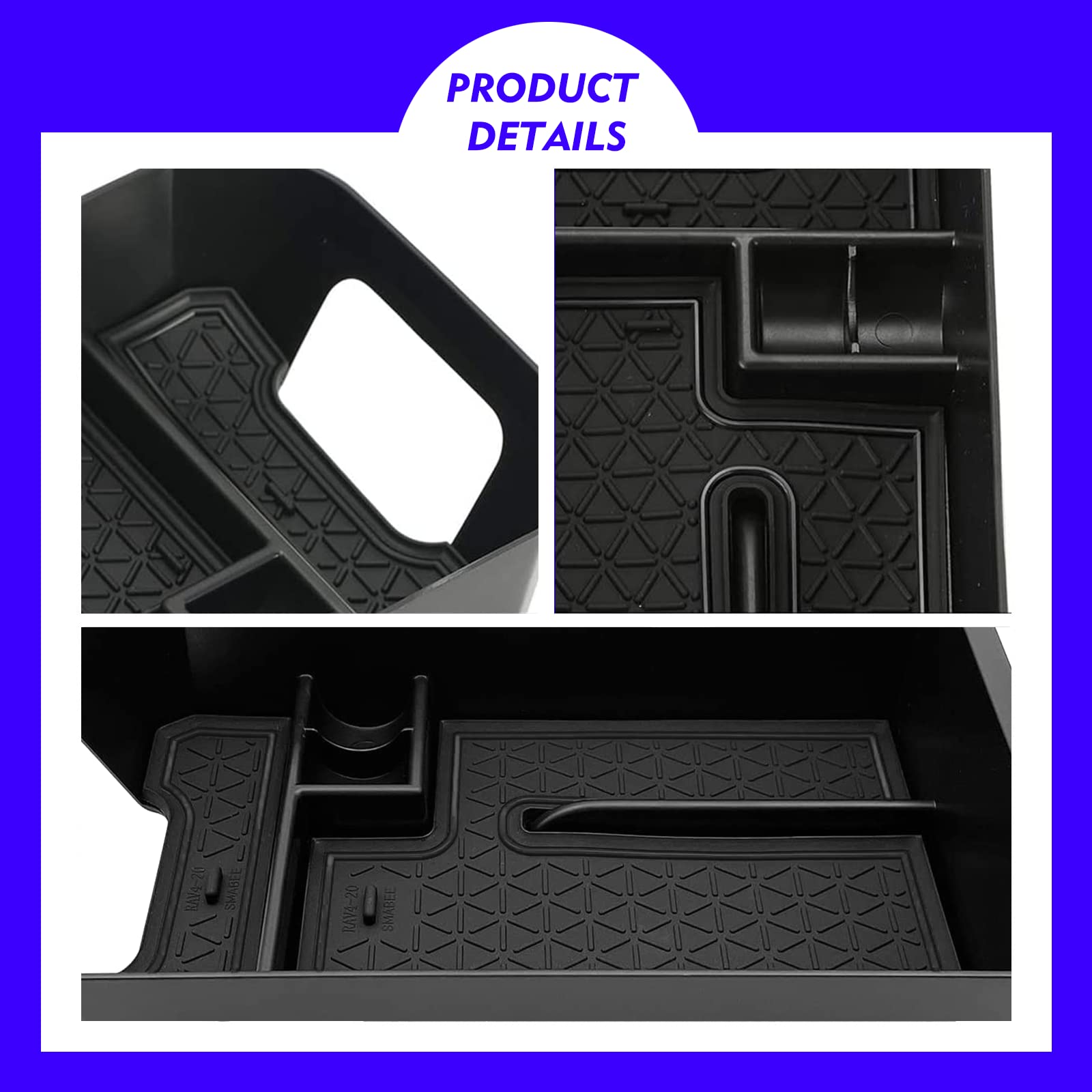 Snapklik.com : 2022 RAV4 Center Console Organizer Tray For Toyota RAV4 ...