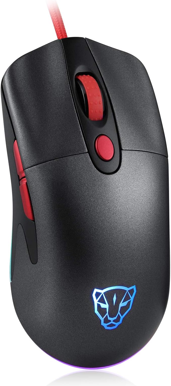 Amazon.com: MOTOSPEED Wired Gaming Mouse,RGB Chroma Backlit Gaming ...