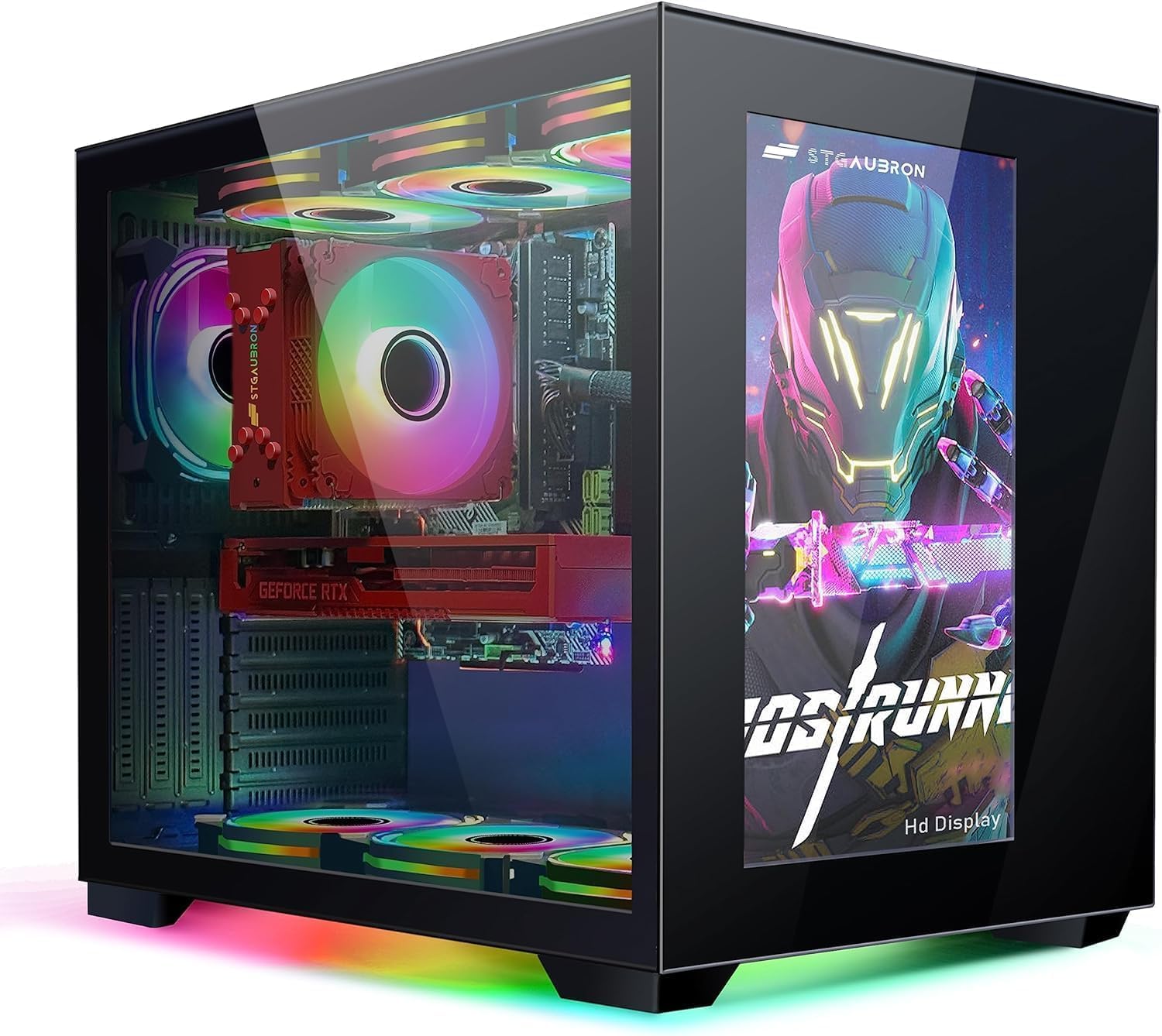STGAubron Gaming PC,Intel Core i7-11700KF up to 5.0G,32G DDR4,2T SSD ...