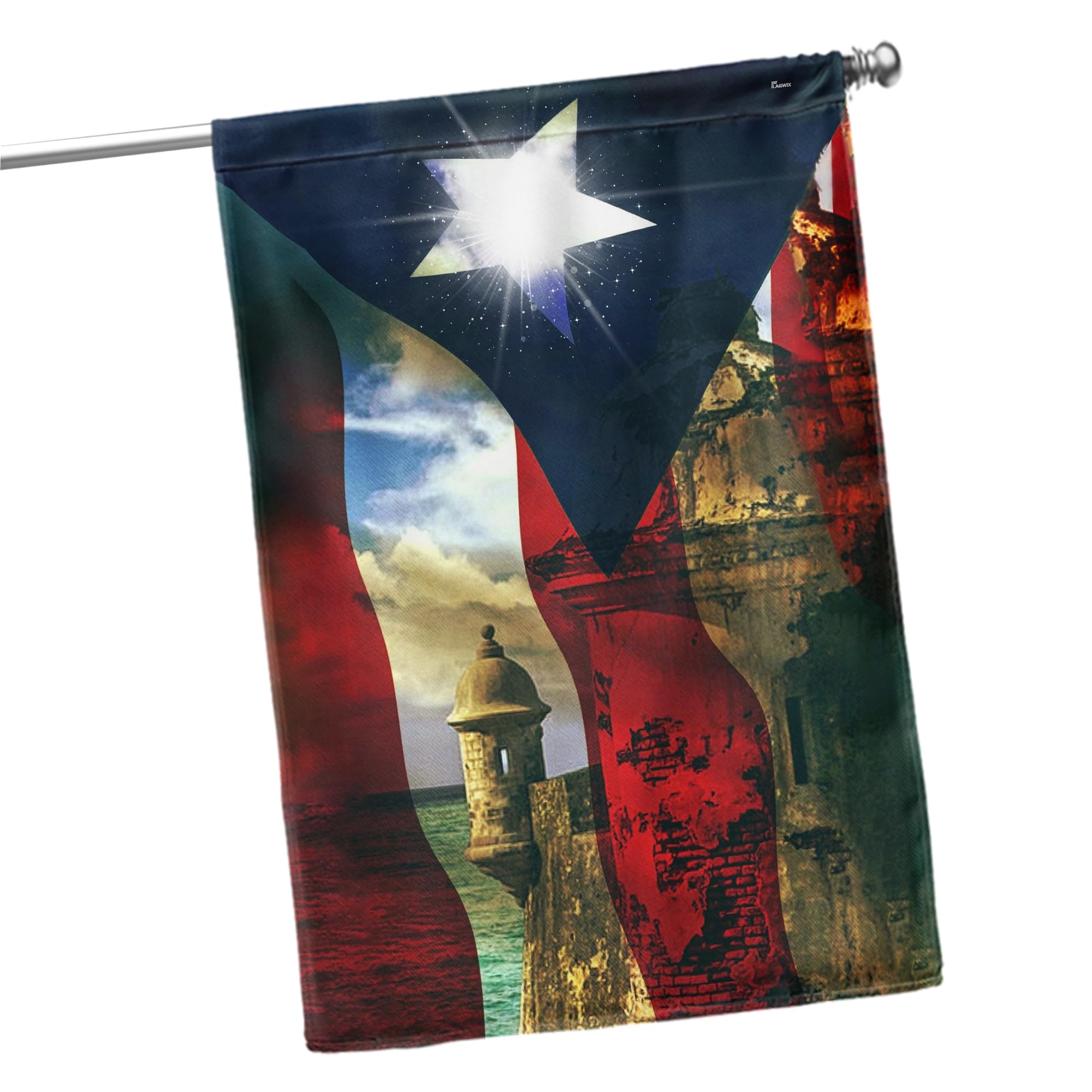 Amazon.com: FLAGWIX Puerto Rican Flags, Boricua Puerto Rico Flag ...