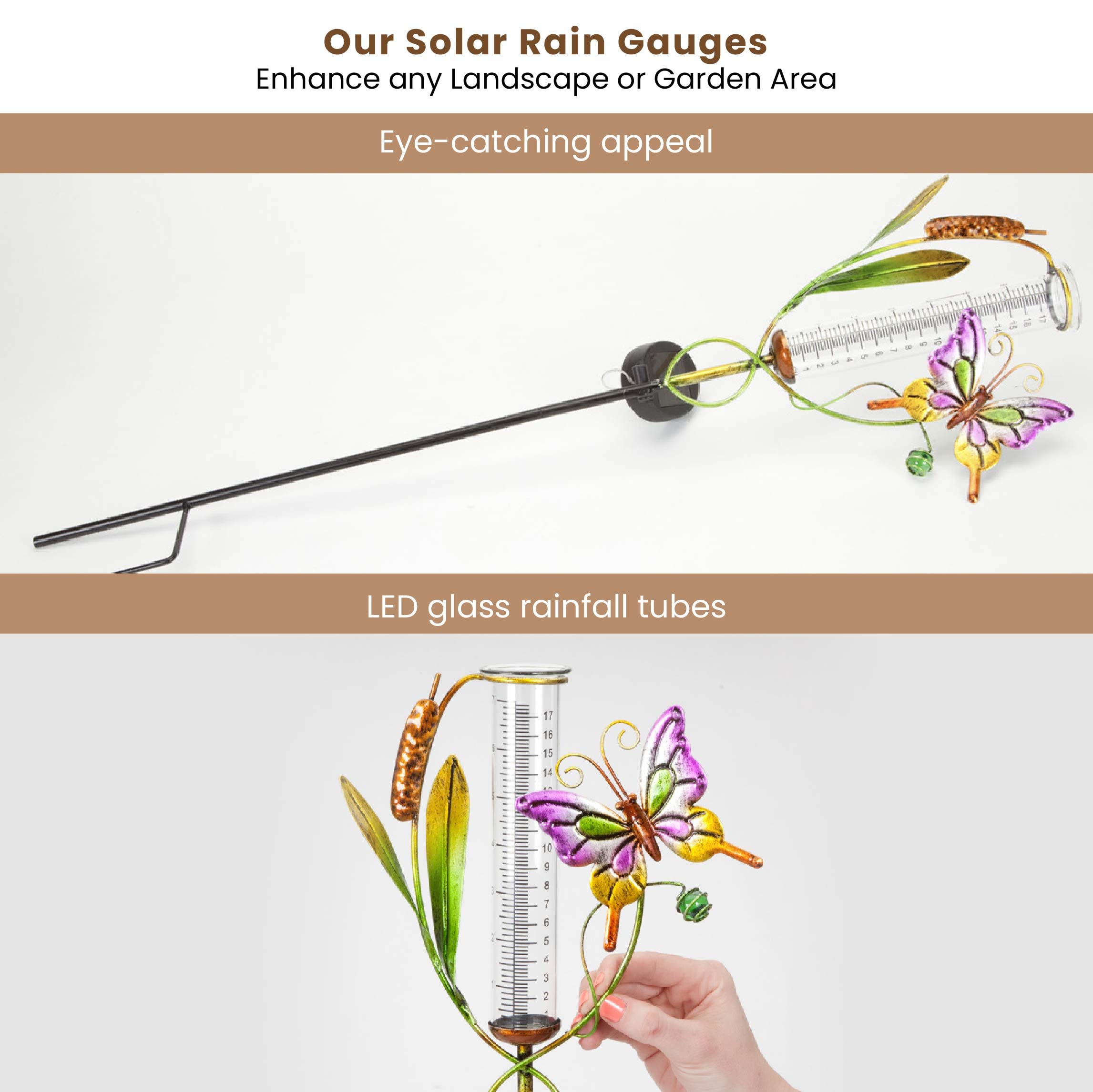 Solar Powered Rain Gauge