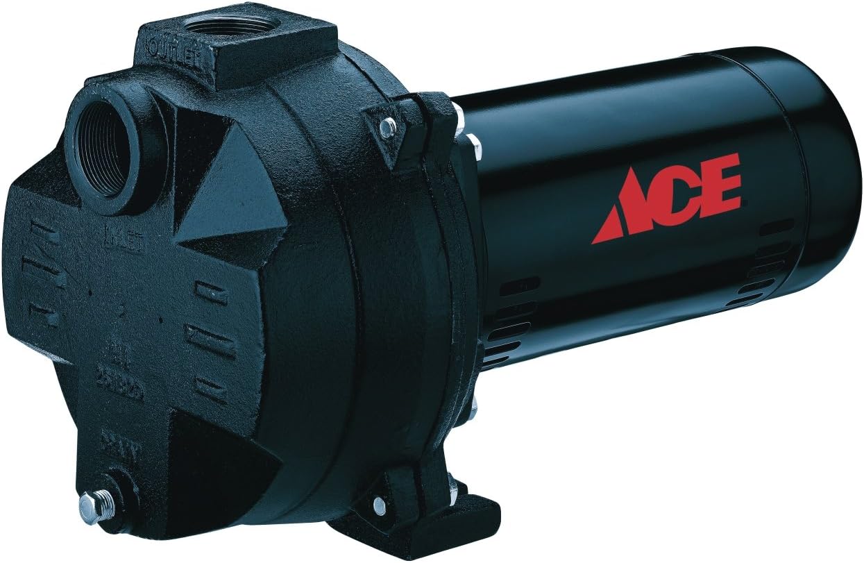 Ace Cast Iron Sprinkler Pump 1-1/2 hp 33 gpm 115 volts (ESP-150A ...