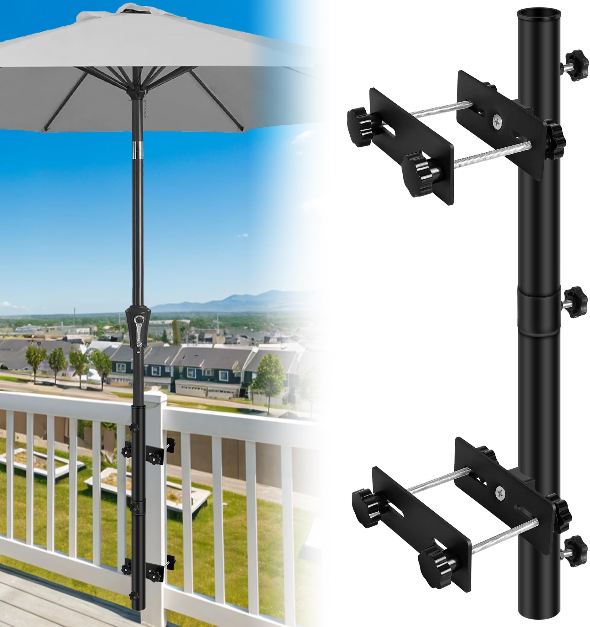 Amazon.com : VANROUG Heavy Duty Parasol Holder Patio Umbrella Stand ...