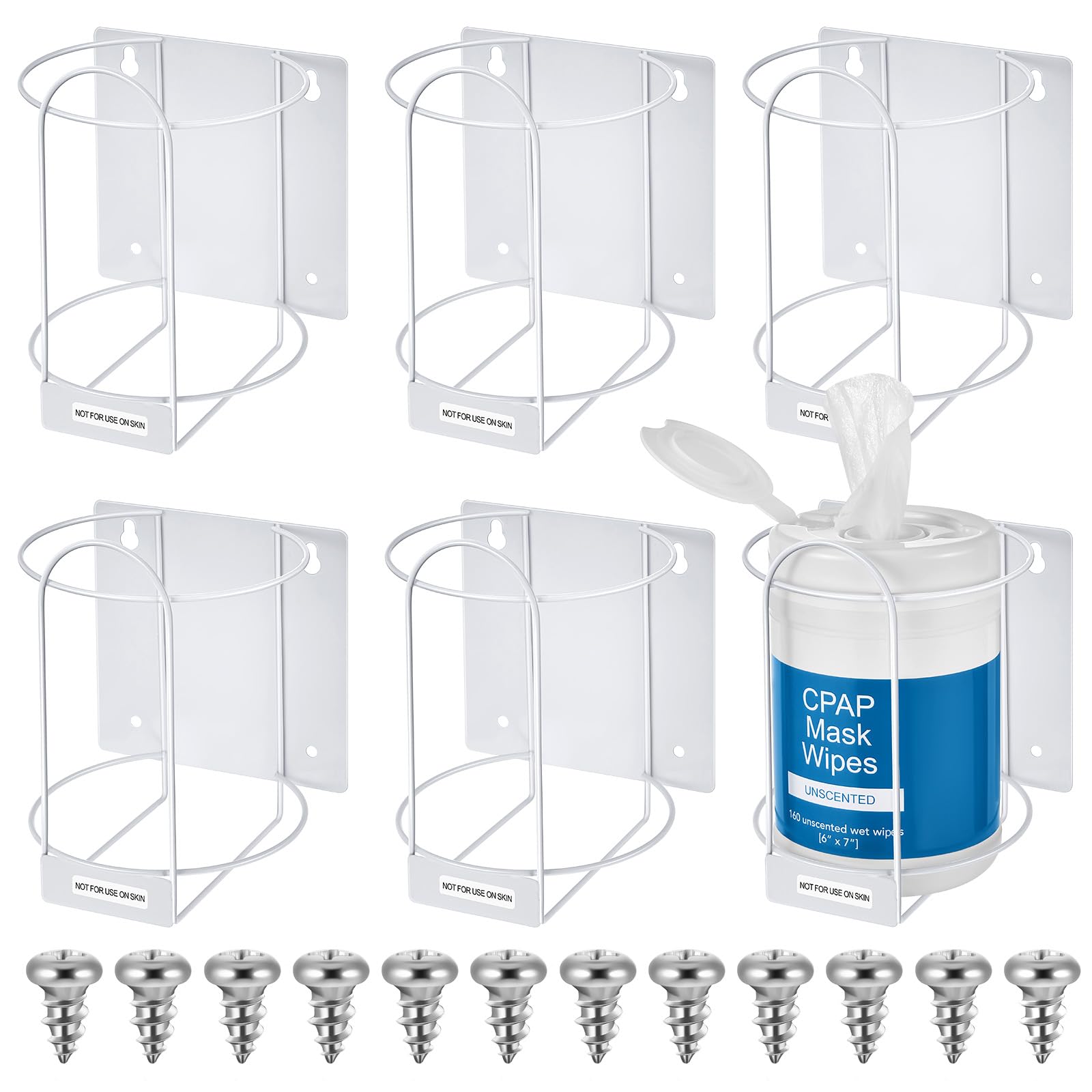 Snapklik.com : 6 Pcs Wall Bracket For Wipes Hospital Heavy Duty Holder ...