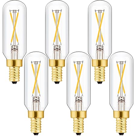 Leools E12 LED Bulb Dimmable 2W Equal 25 watt Light Bulb Soft White T6 ...