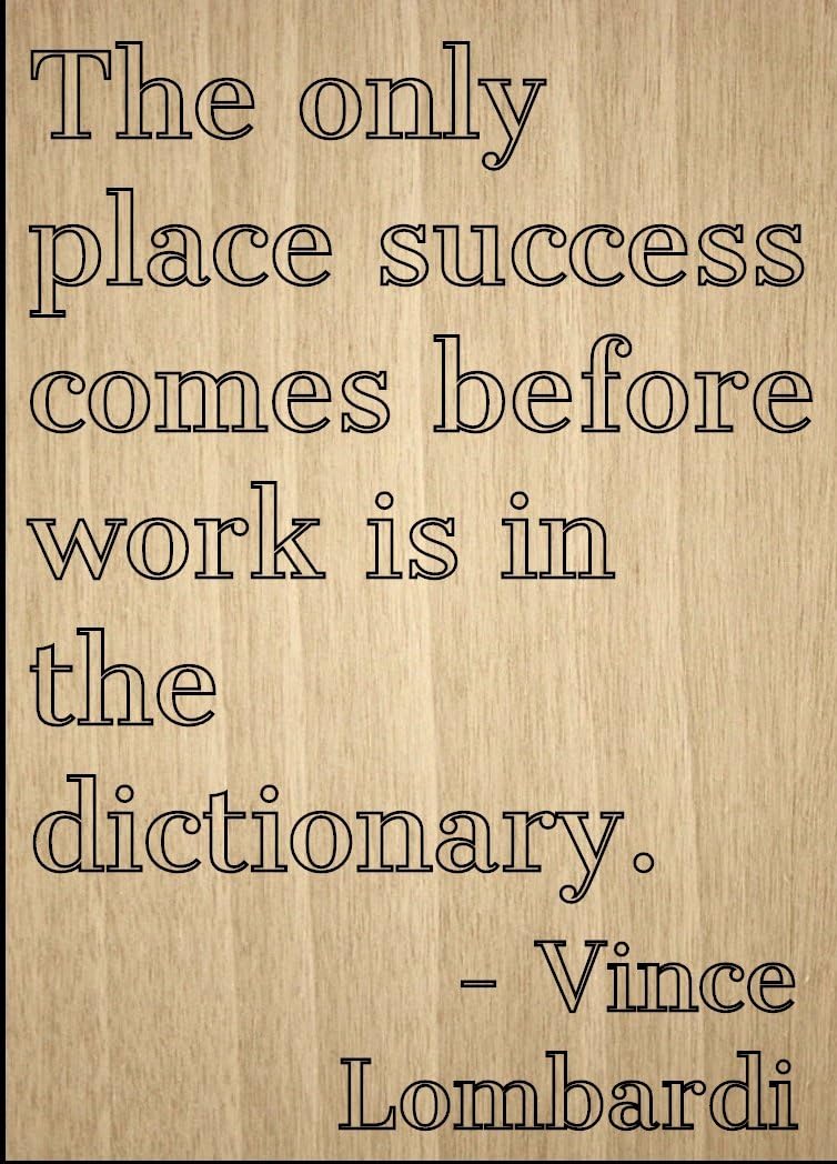 Amazon.com: Mundus Souvenirs The only Place Success Comes Before Work ...