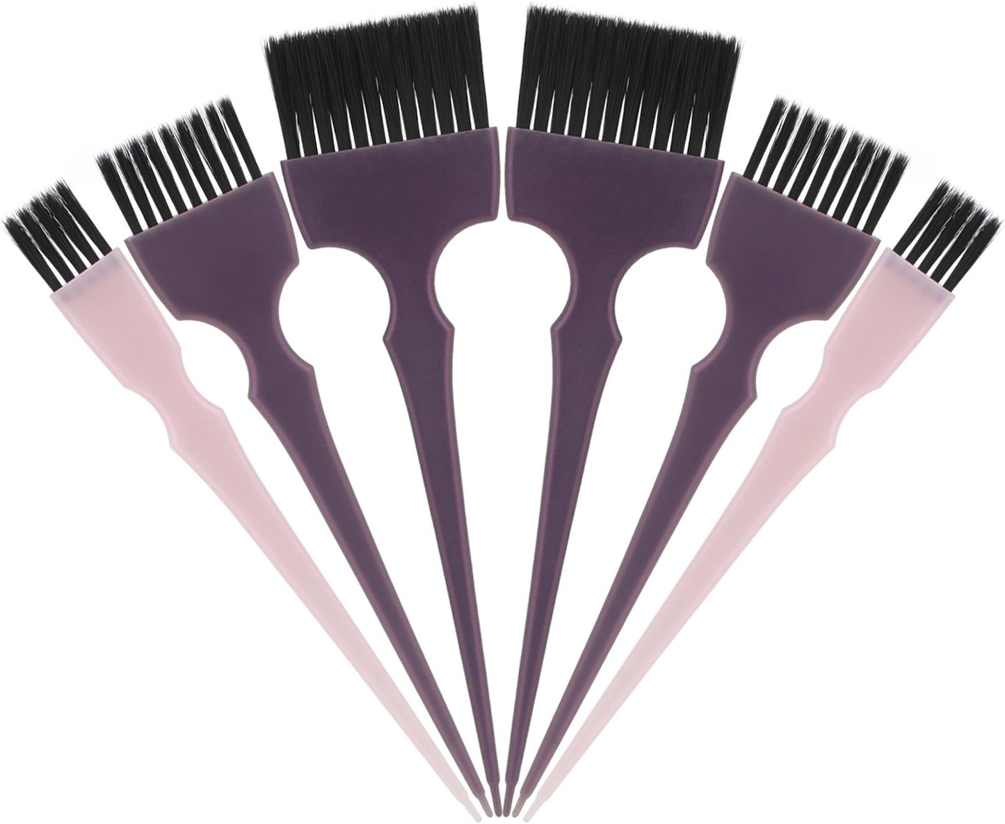 Hair Dye Brush, 6pcs Tint Brush Set Hair Coloring Brushes, Professional ...