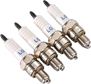 Amazon.com: GOOFIT A7TC Spark Plug for GY6 50cc 70cc 90cc 110cc 125cc 150cc ATV Dirt Bikes Go ...