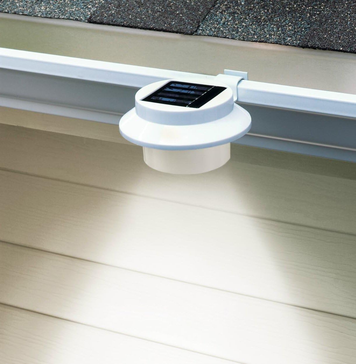 Flexzion Solar LED Light - Sun Powered Energy Saving Night Utility ...