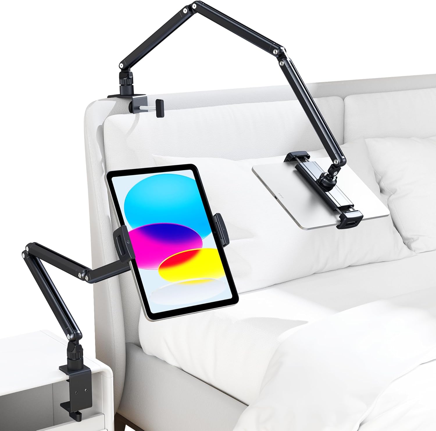 Amazon.com: Tablet Stand Holder, Tablet Extendable Arm Stand for Desk ...