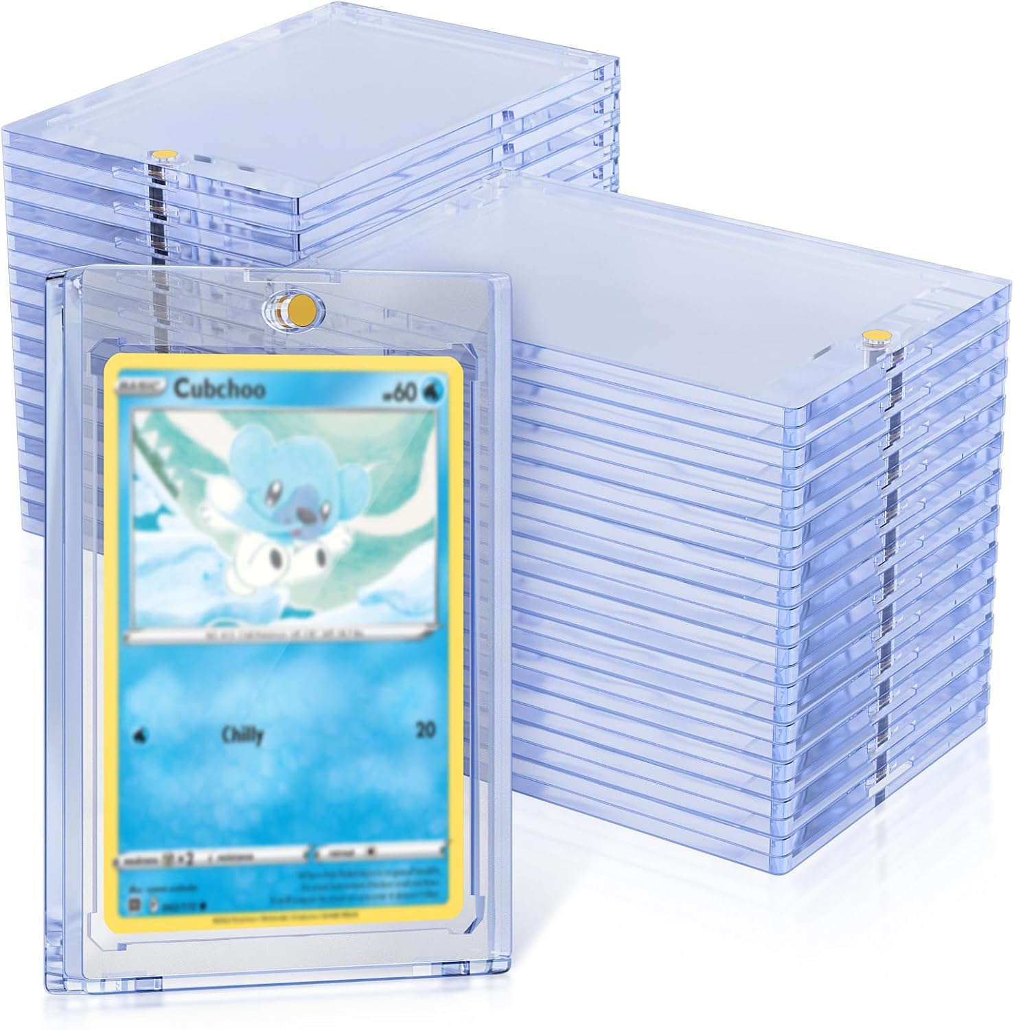 Amazon.com: 35pt Magnetic Card Holders for Trading Cards Protector, 60 ...
