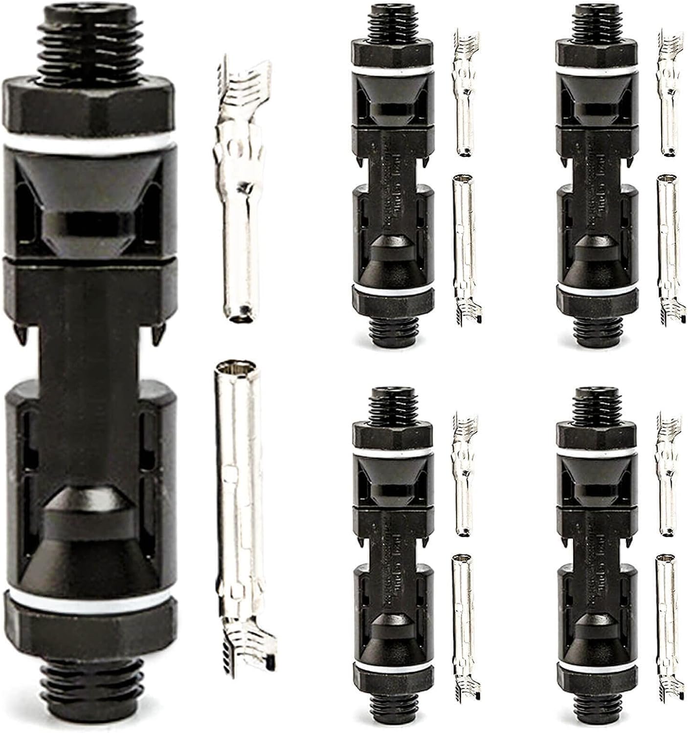 Amazon.com : 10PCS 5 Pairs 30A Solar Panel Connector Waterproof Solar ...