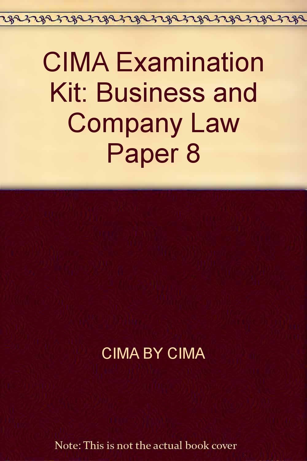 CIMA Examination Kit: CIMA BY CIMA: 9780748332236: Amazon.com: Books