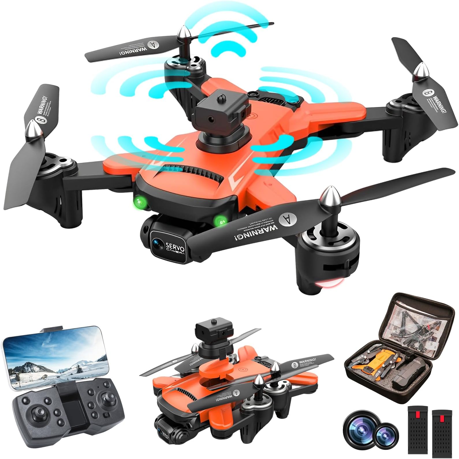 Amazon.com: Sonic The Hedgehog Sky Racer Drone - WiFi Camera, 3D Flips ...