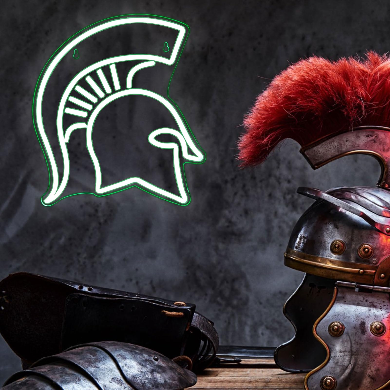 Spartan Helmet Tattoo 3d Full Sleeve In Progress. Gladiator,