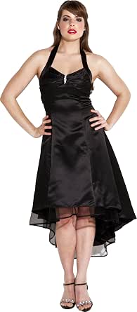 PacificPlex Satin Halter Dress Prom Bridesmaid Holiday Junior Plus Size ...