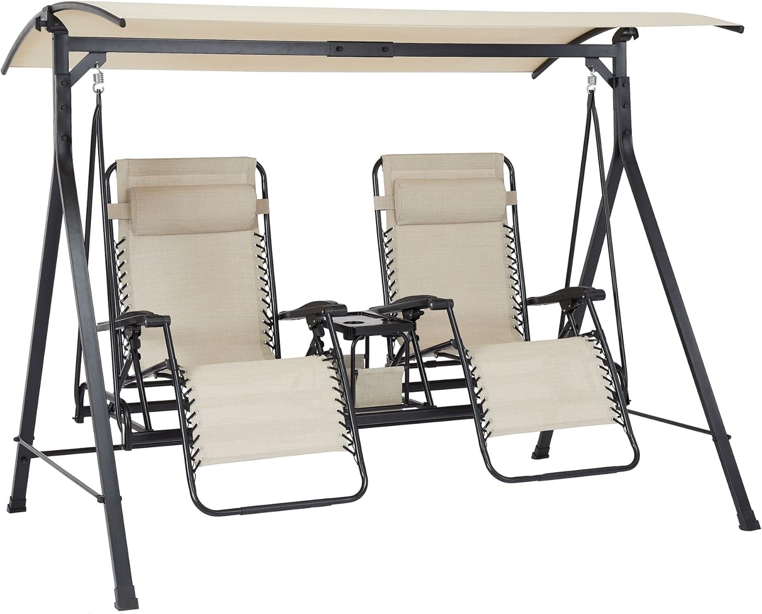 Amazon.com : Oversized 2-Person Outdoor Swing - 2-Person Reclining ...