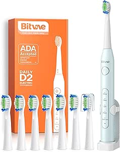 Amazon.com: Bitvae Ultrasonic Electric Toothbrushes for Adults and Kids, ADA Accepted ...