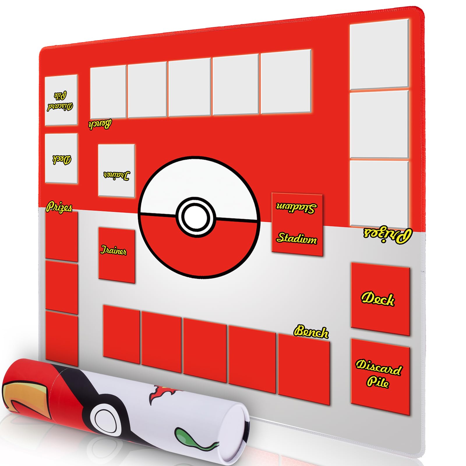 Amazon.com: Biouai Playmat for Trading Card Game - Stitched Play Mat ...