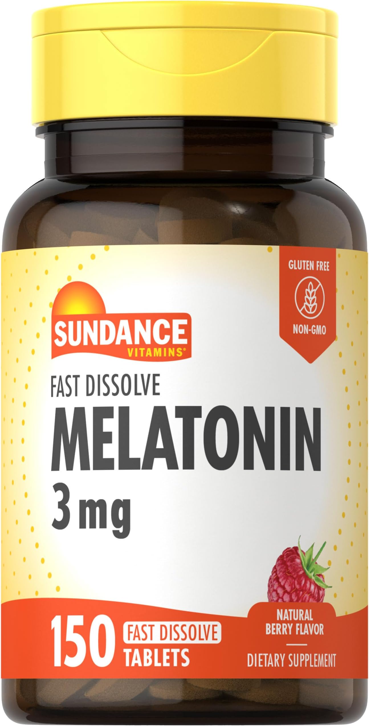 Amazon.com: Sundance Melatonin Fast Dissolve | 3mg | 150 Fast Dissolve ...