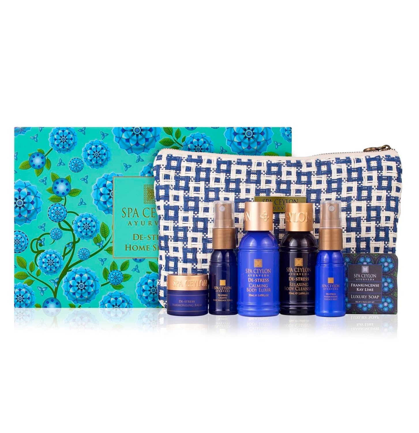 Amazon.com : SPA CEYLON De-stress Home Spa Set, Ayurvedic Spa Gift Kit ...