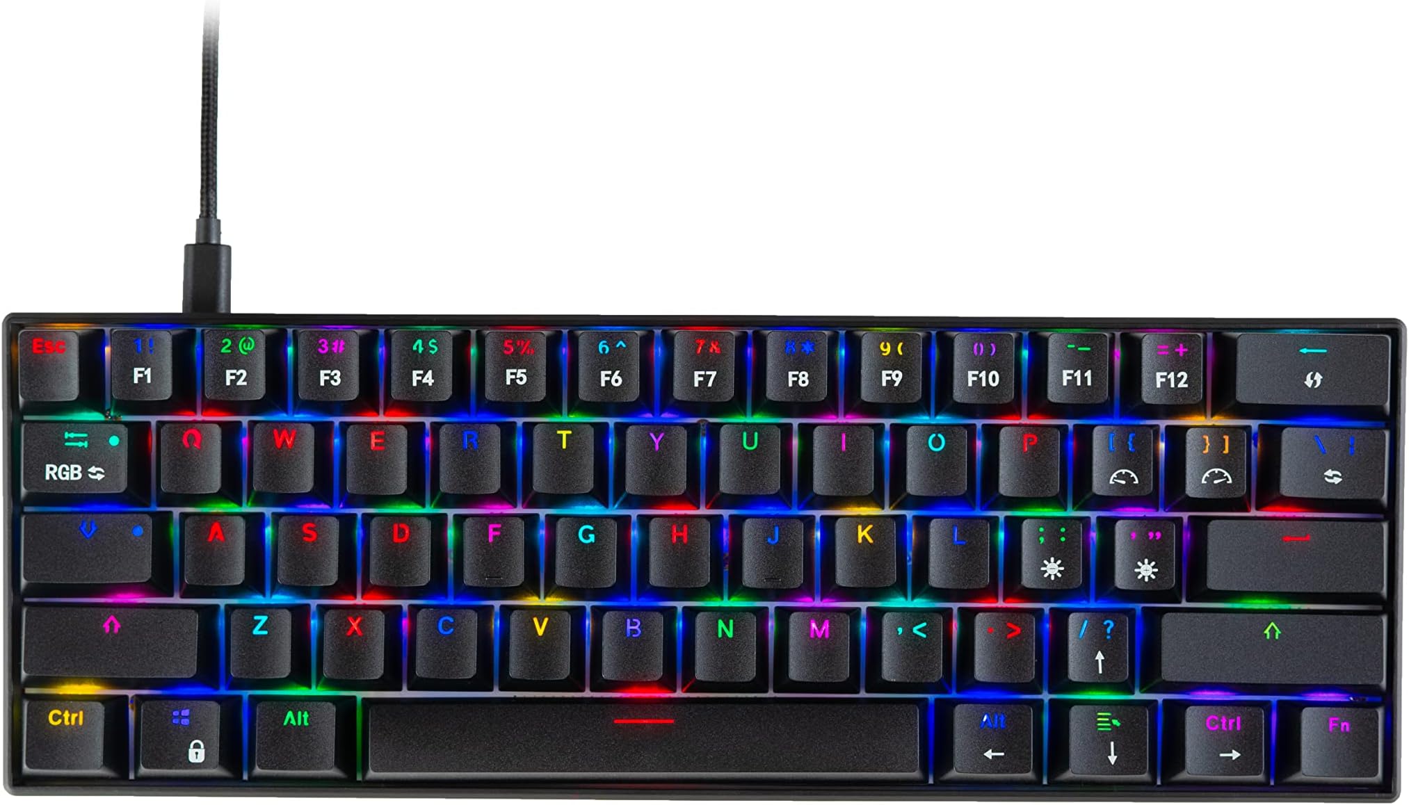 Amazon.in: Buy Cosmic Byte CB-GK-32 Themis 61 Key Mechanical Per Key ...