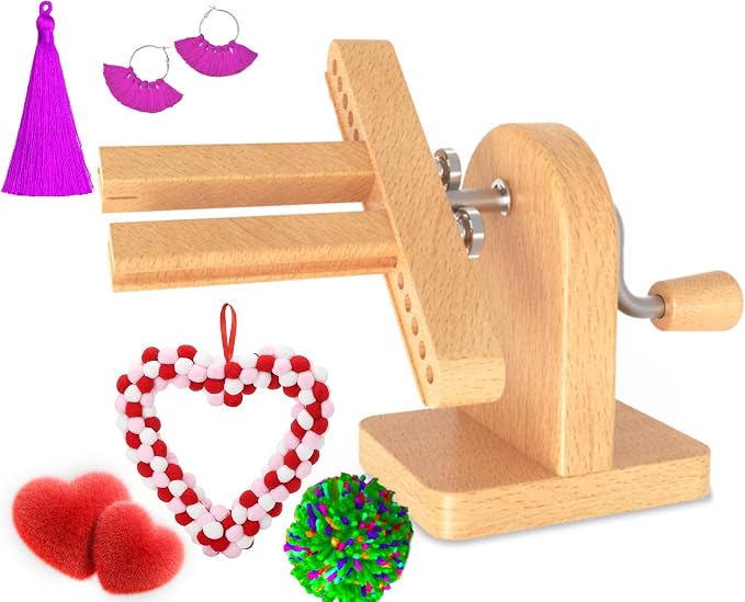 Amazon.com: 2 in 1 Pom Pom Maker and Tassel Maker,Multi Size Adjustable ...