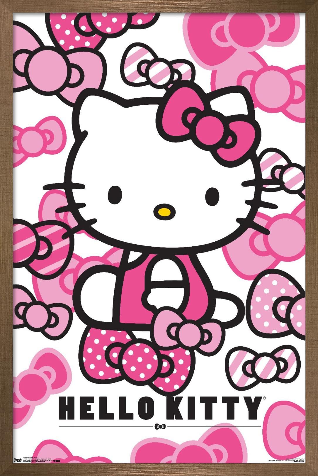 Amazon.com: Trends International Hello Kitty - Bows Wall Poster, 22.375 ...