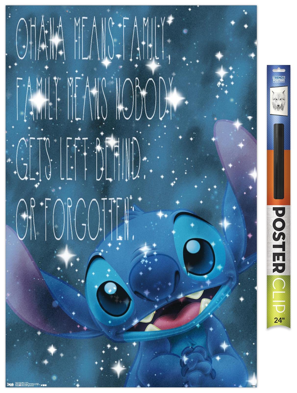 Amazon.com: Trends International Disney Lilo and Stitch - Ohana Wall ...
