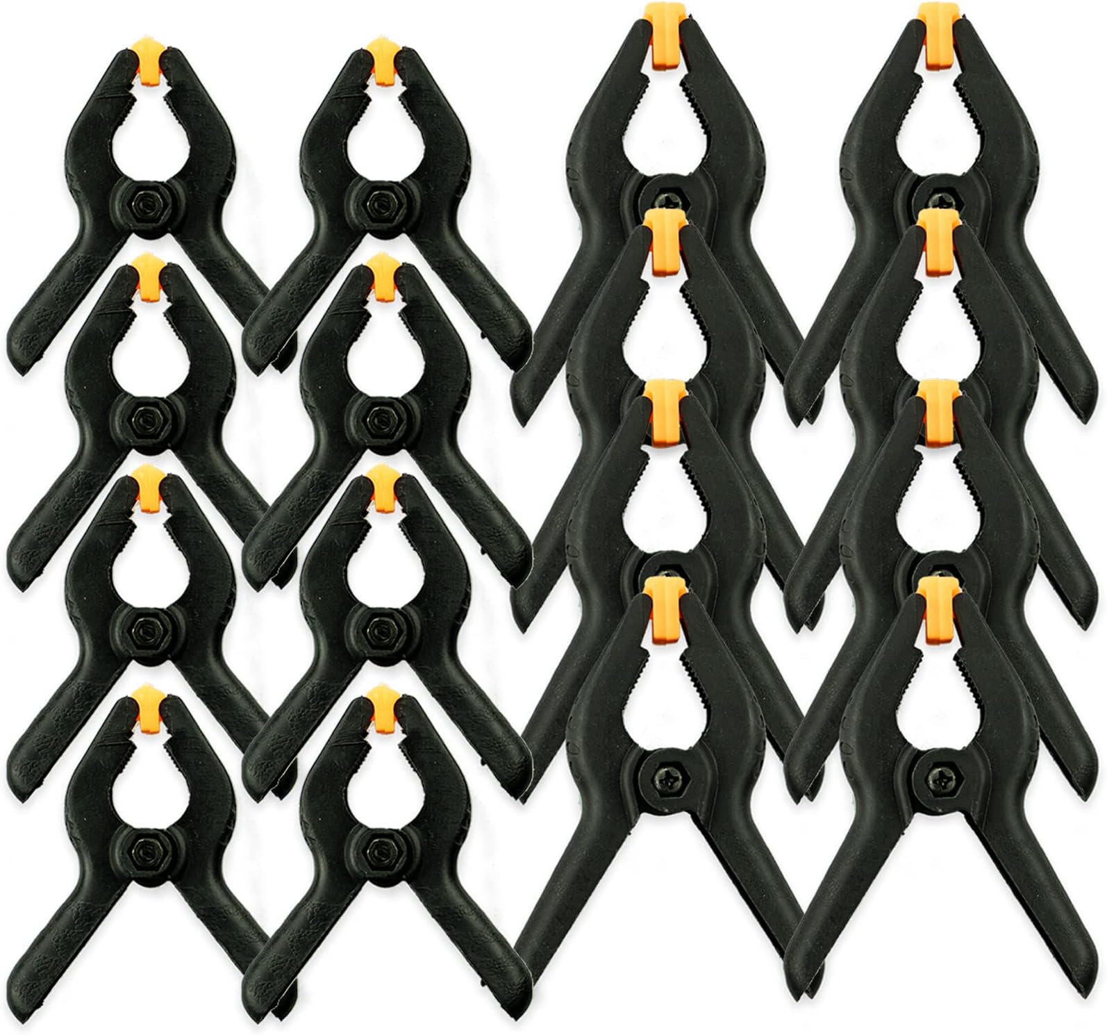 ASelected 20 Pcs Spring Clamps Nylon Spring Clamp Plastic Heavy Duty ...