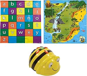 Amazon.com: Bee- Bot Rechargeable Coding Robot with Treasure Island ...