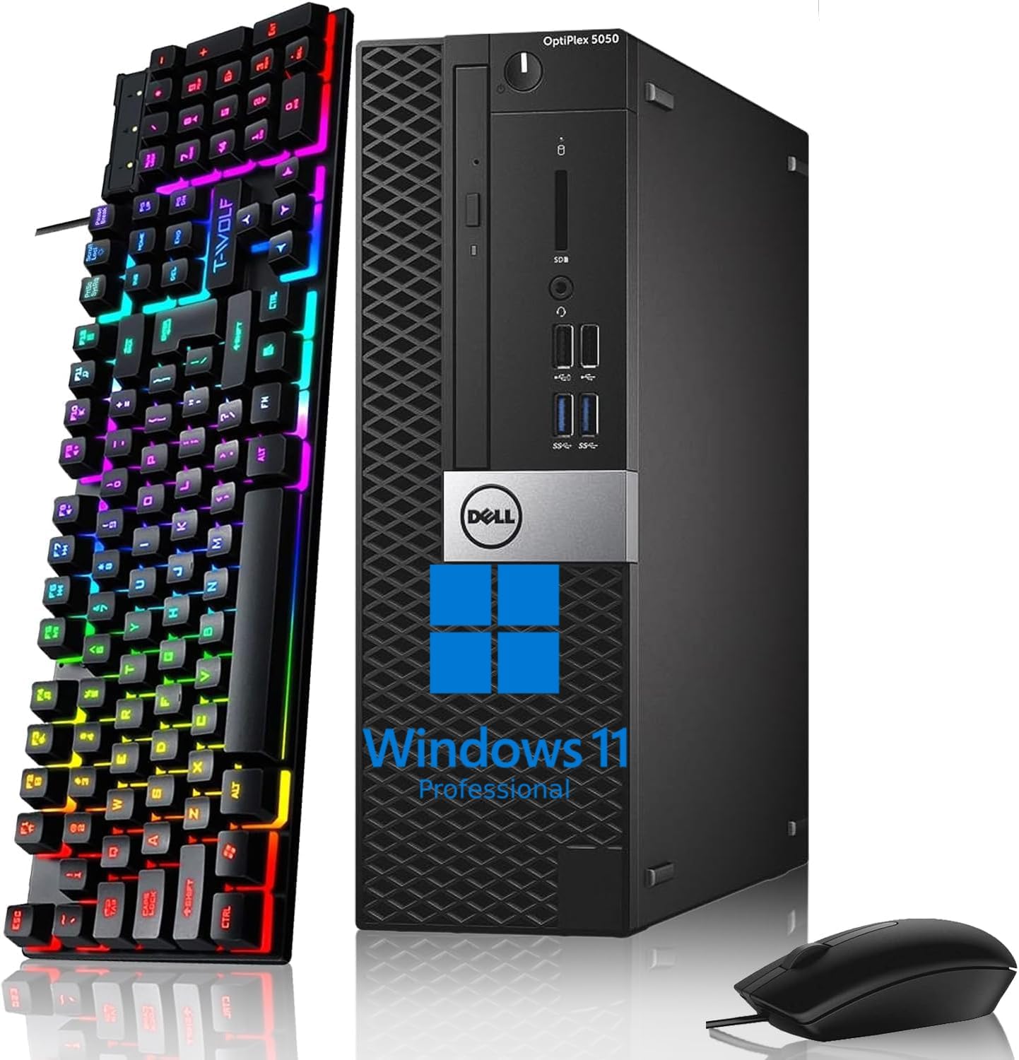 Amazon.com: Dell Optiplex 5050 SFF Desktop Computer PC, Core i5-7600 3 ...