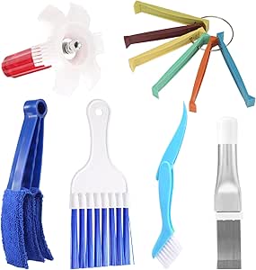 6-in-1 Air Conditioner Fin Cleaner Set,Ac Fin Comb Condenser Fin ...
