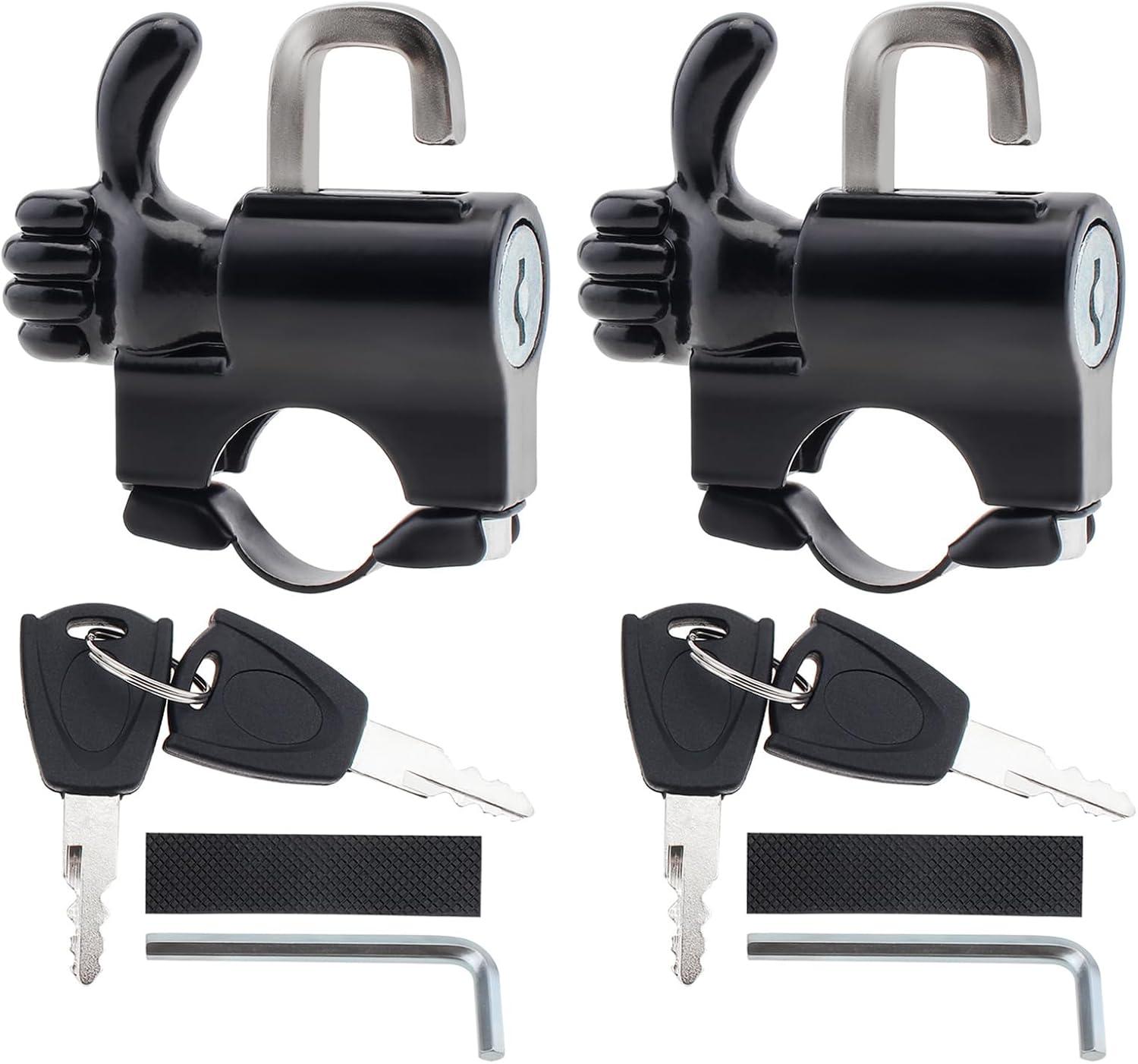Amazon.com: Windance 2PCS Anti-Theft Helmet Lock Hook with Mounting ...
