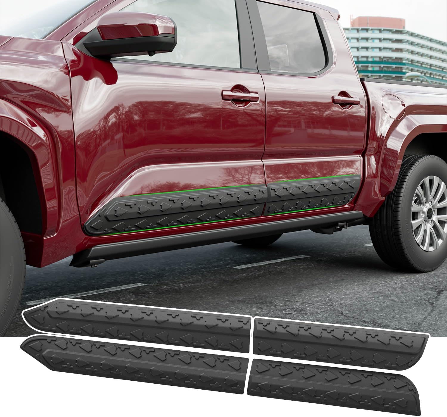 Amazon.com: xipoqix Door Molding Trim Compatible with 24-25 Toyota ...