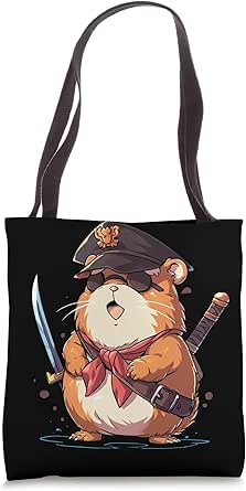 Amazon.com: Pirate Capybara Buccaneer Pirate Costume Kids Boys Tote Bag ...