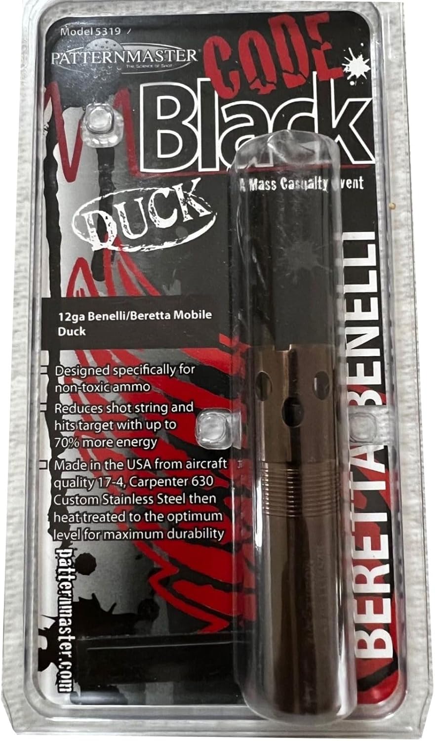 Patternmaster 12ga compatible con BenelliBeretta Mobile Code Black Duck ...
