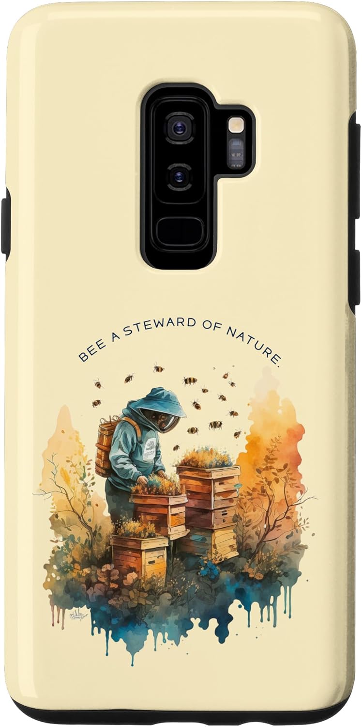 Amazon.com: Galaxy S9+ Beekeeper Bee a steward of nature. Bee-Themed ...