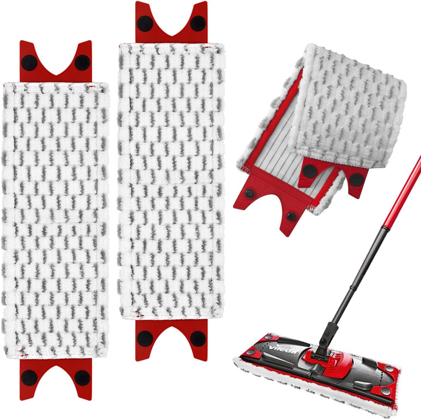 GIGIIS Serpillere Recharge pour Vileda Ultramax 2en1 Lavette Vileda ...