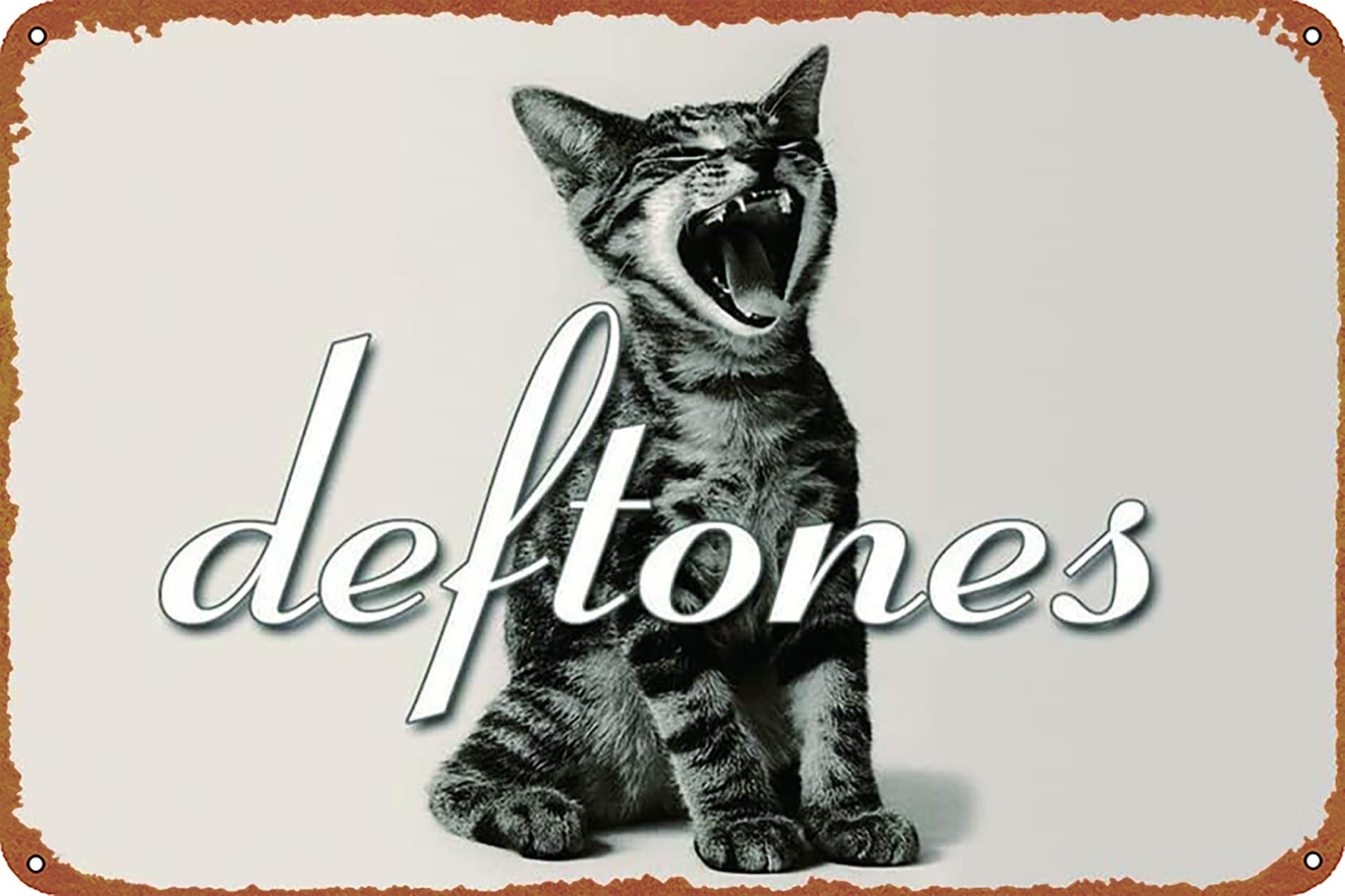 Amazon.com : Deftones Rock Band Style Music Poster Metal Tin Sign Retro ...