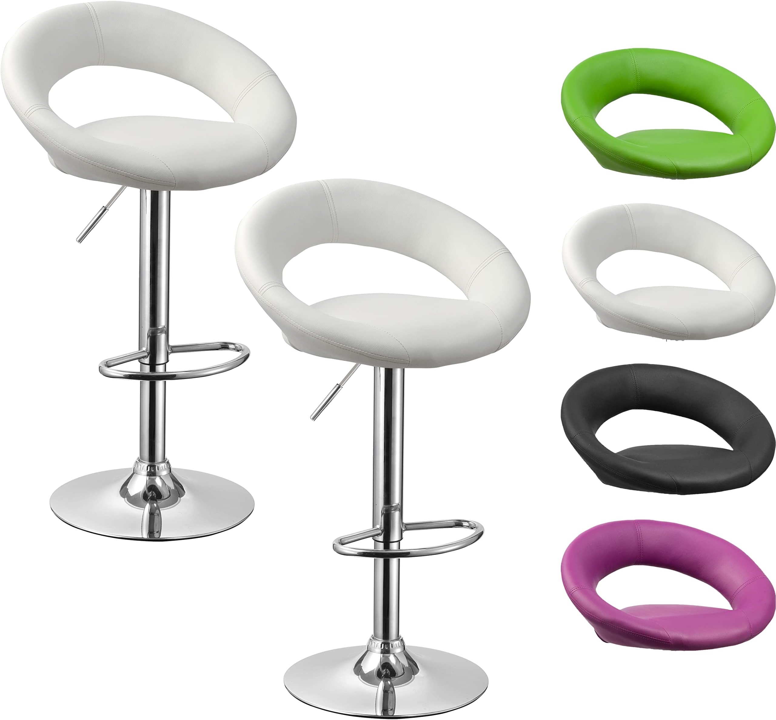THINFAR Set di 2 Sgabelli da Bar, sgabelli Bar, sgabelli Cucina, Sedia ...