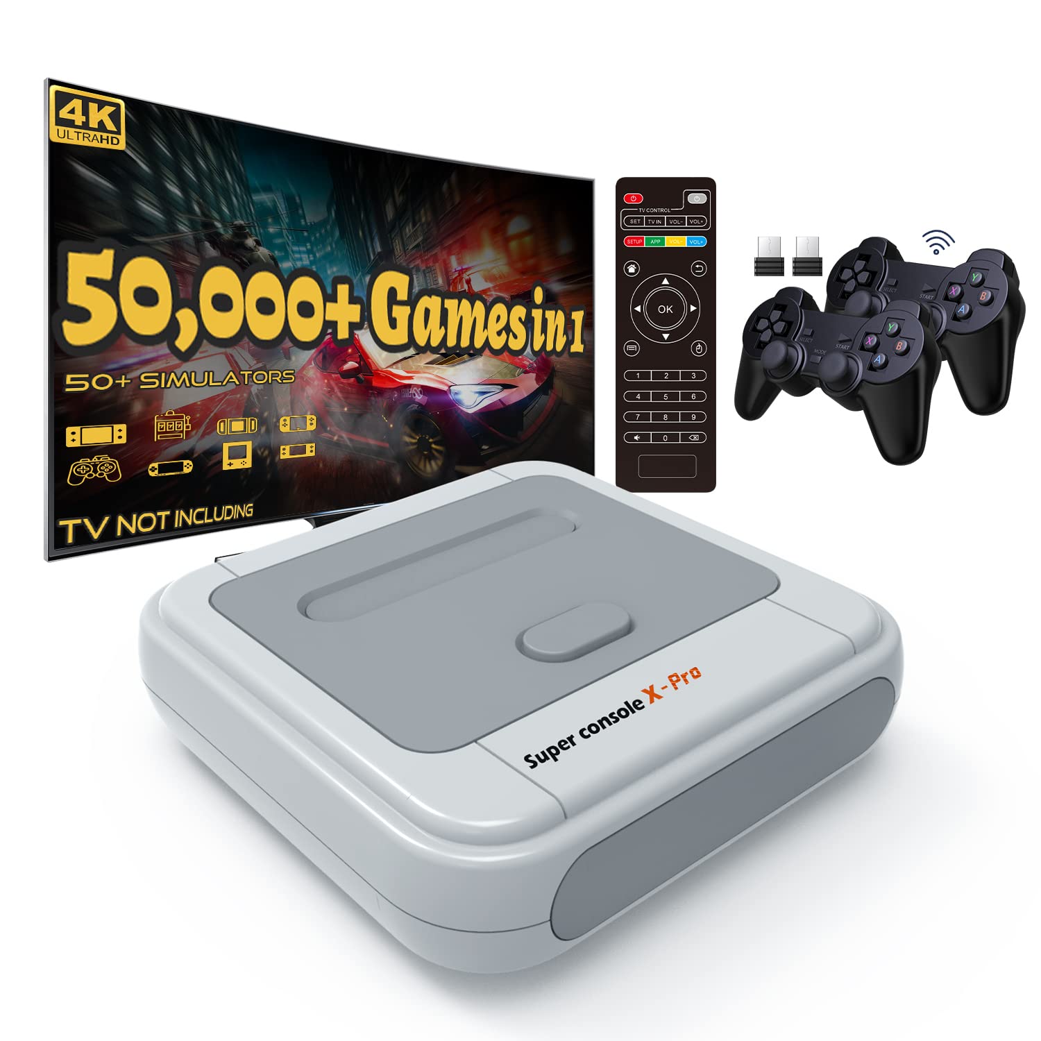 Amazon.com: Kinhank Retro Game Console 256GB, Super Console X PRO Built ...