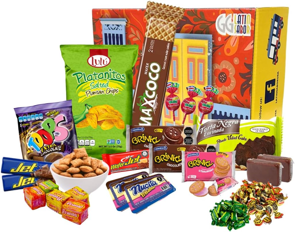Amazon.com : Colombian Candy Food Sweet Snack Box Variety Pack Snack ...