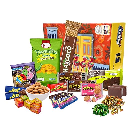 Amazon.com : Colombian Assortment Candy Food Sweet Snacks Gift Crate ...