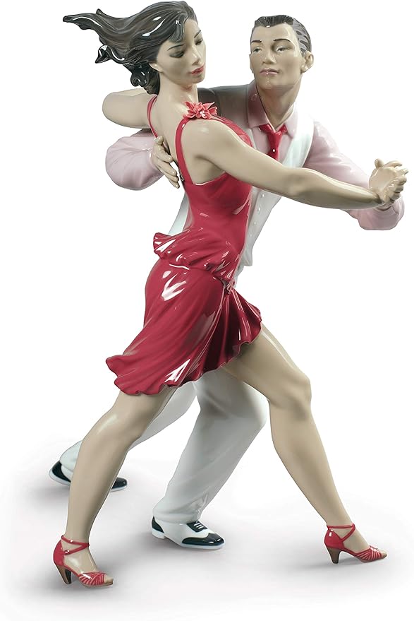 Amazon.com: LLADRÓ Salsa Couple Figurine. Limited Edition. Porcelain ...